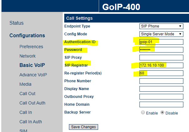 How to configure GoIP GSM SIP VOIP Gateway with ISSABEL PBX – GKhan