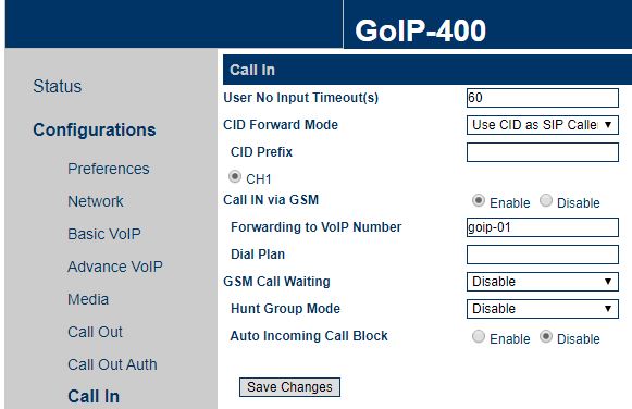 How to configure GoIP GSM SIP VOIP Gateway with ISSABEL PBX – GKhan